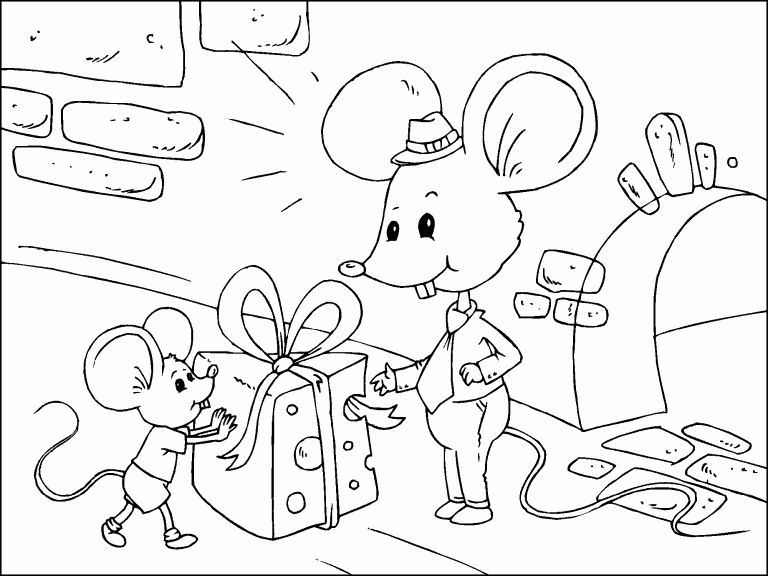 Father Mouse coloring page - Coloring Pages 4 U