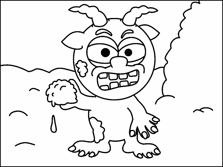 Mukka Monster coloring page - Coloring Pages 4 U